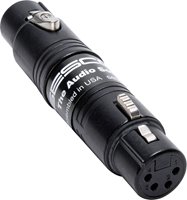 4-Pin to 5-Pin XLR Adapter Barrels